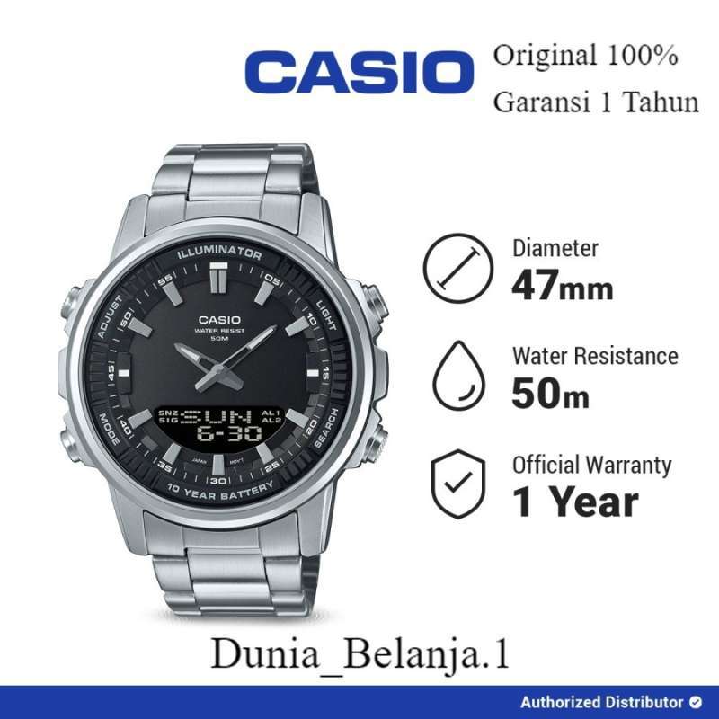 Jual Original 100%!! Casio General Amw-880d-1avdf Jam Tangan Pria Steel ...