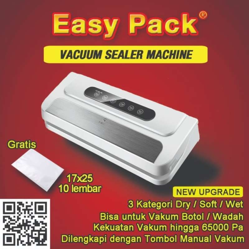Jual Mesin Vakum Vacuum Sealer Easy Pack Gw-01 Manual Alat Vacuum Seal Di Seller Shin Store ...