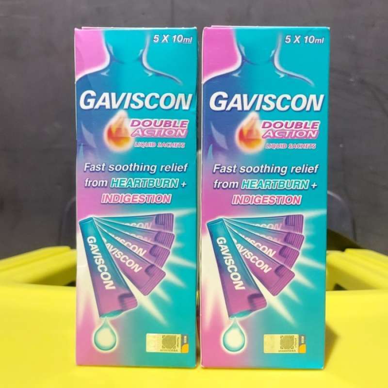 Promo Gaviscon Liquid Sachet 5 X 10ml Obat Maag Liquid Diskon 33% Di ...