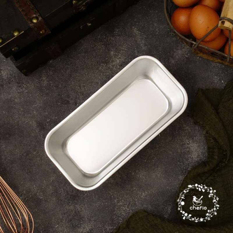 Jual Chefio Loyang Oval Kotak Aluminium / Loaf Pan Persegi Tanpa ...