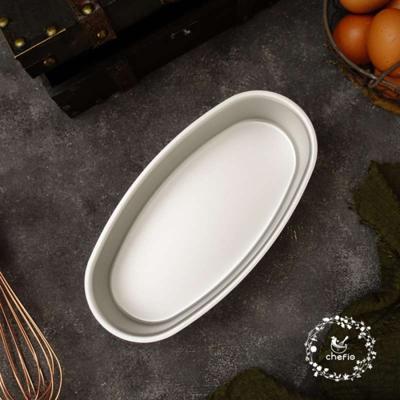 Jual Chefio Loyang Oval Kotak Aluminium / Loaf Pan Persegi Tanpa ...