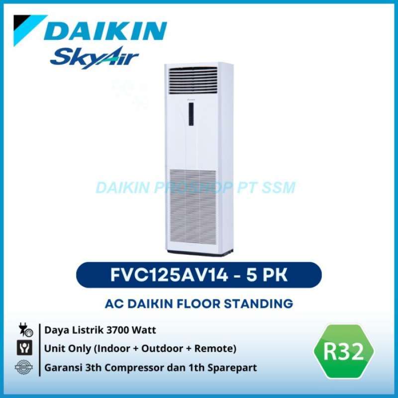Jual Ac Daikin Floor Standing 5pk Type Fvc125av14 - Malaysia Di Seller ...