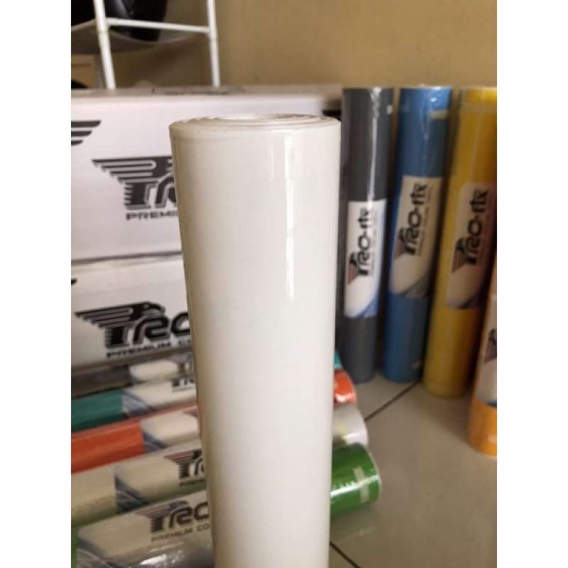 Promo (harga 1 Roll) Skotlet Profix Putih Glossy Mengkilap Panjang 15meter X Lebar 45cm Diskon ...