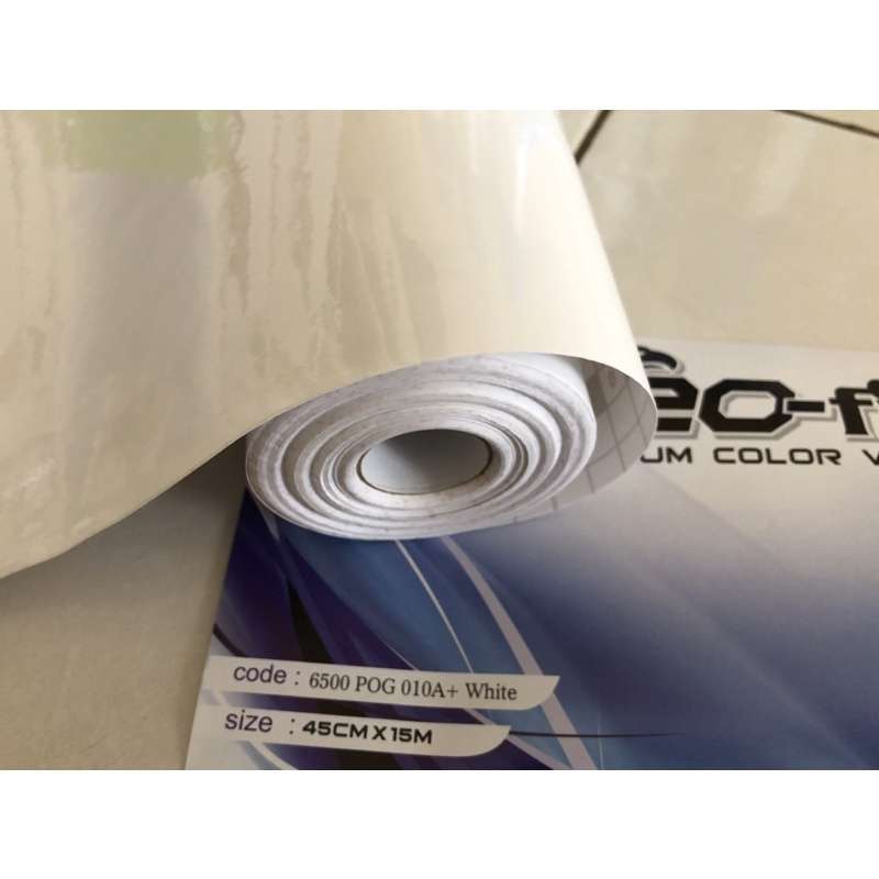 Promo (harga 1 Roll) Skotlet Profix Putih Glossy Mengkilap Panjang ...
