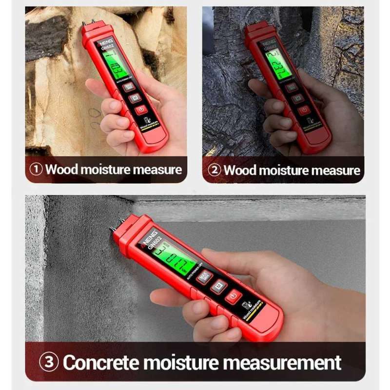 Jual Wood Moisture Meter Digital Portable Pengukur Kelembapan Kayu ...