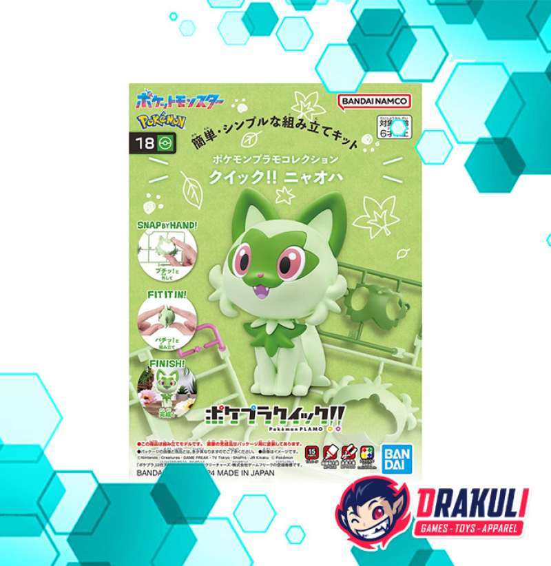 Jual Bandai Plamo Pokepla Quick - Sprigatito 18 Di Seller Drakuli Games ...