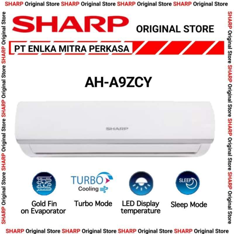 Promo Ac Sharp Ah - A 9 Ucy 1 Pk Ac Sharp 9 Ucy Turbo Ah-a9ucy Diskon ...