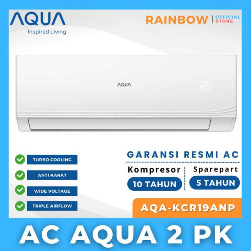 Promo Ac Aqua 2 Pk Low Watt Aqa-kcr18ahq Diskon 23% Di Seller Cuanz Store - Meruya Selatan (udik ...