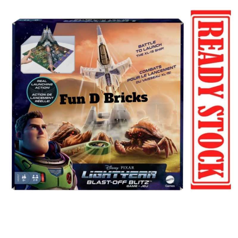 Promo Mattel Disney Lightyear Blast Off Blitz Board Game Diskon 50% Di ...