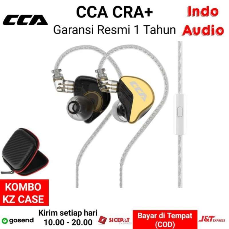 Promo Cca Cra In Ear Monitor Bass Earphone Alternative Kz Edx Pro Kz Eds - Cra+ Gold Mic No ...