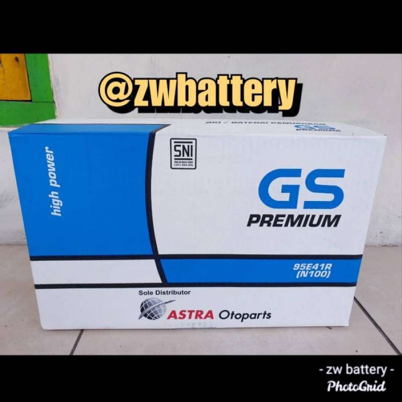 Promo Aki Genset Gs Premium Astra N100 / 95e41r Aki Basah 12v / 100ah Diskon 50% Di Seller ...