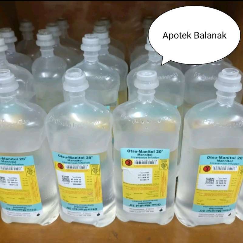 Jual Otsu/manitol/mannitol/20/500ml/infus/pack Original Di Seller Apotek Balanak - Kayu Manis ...