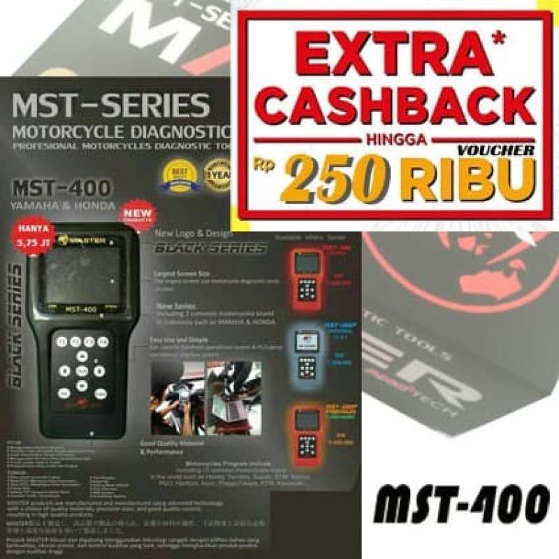 Promo Scanner Motor Honda Dan Yamaha Mst 400 Alat Service Motor Injeksi ...