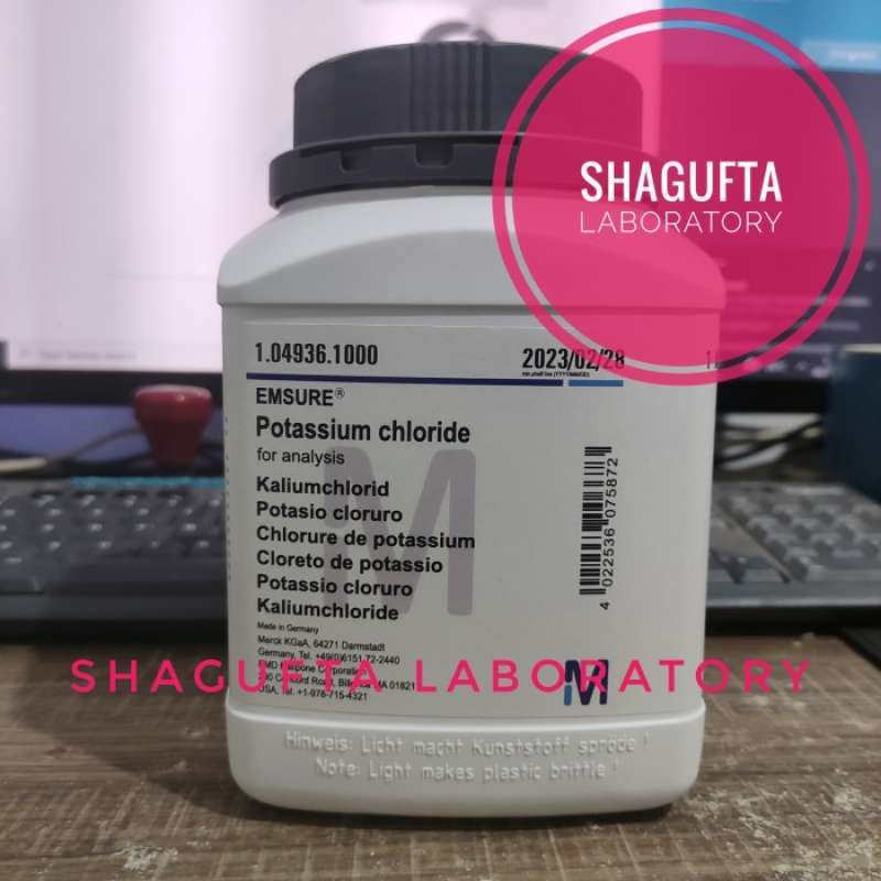 Promo Potassium Chloride 1 Kg Merck 104936 /kalium Klorida Pro Analis ...
