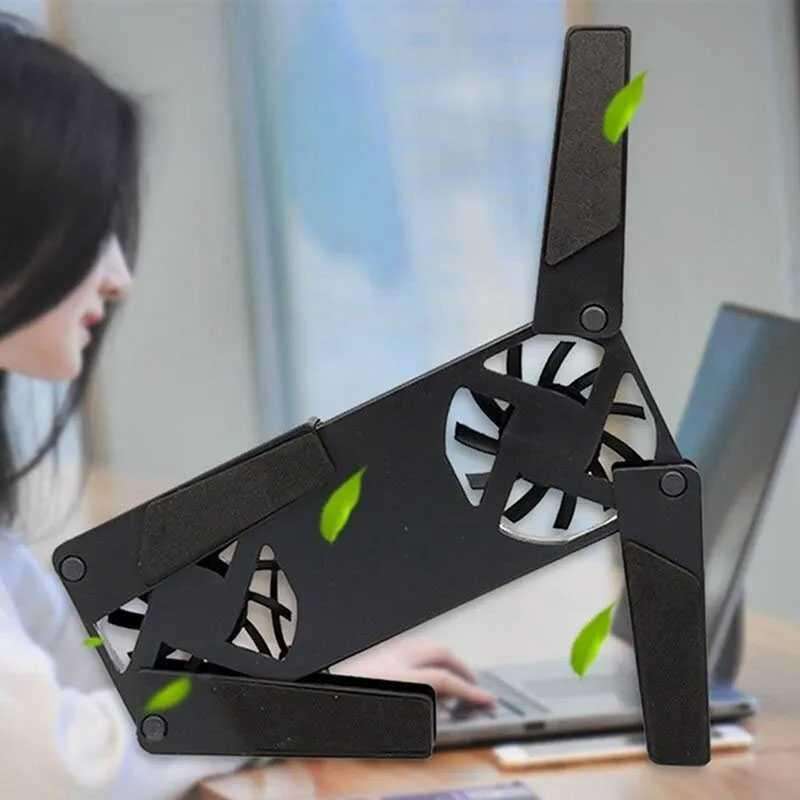Jual Kingcooler Notebook Laptop Cooling Pad Lipat Portable X Stand Dual ...
