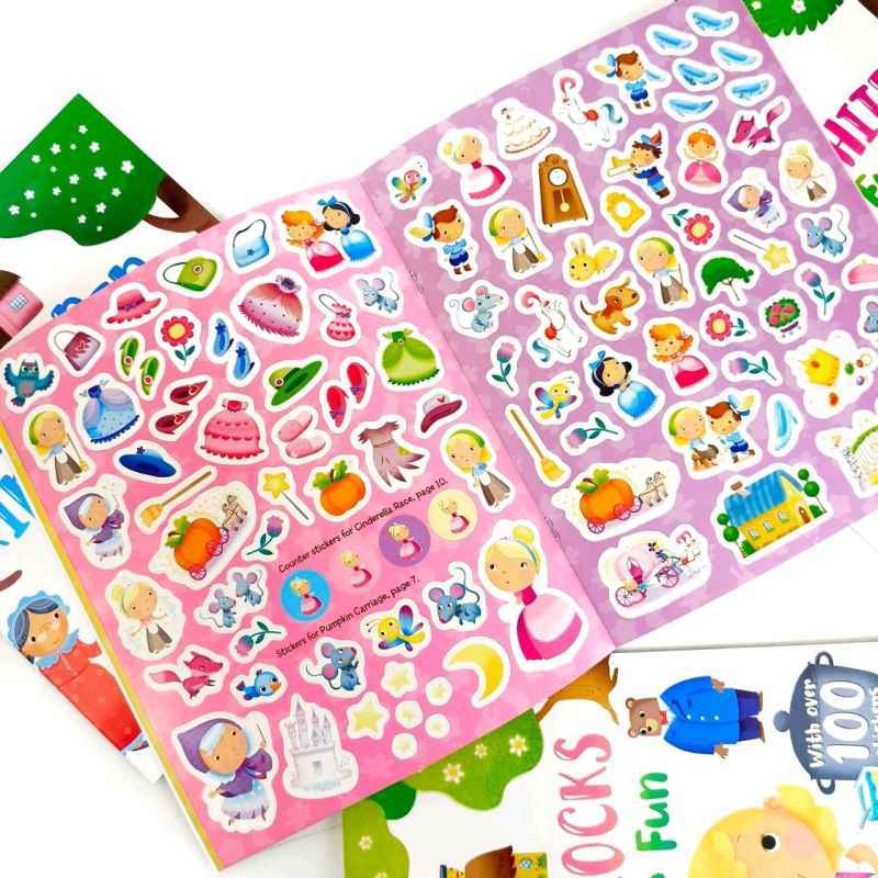 Jual Igloo Books Cinderella Sticker Fun With Over 100 Stickers Di ...