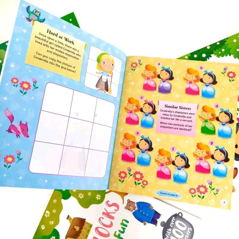 Jual Igloo Books Cinderella Sticker Fun With Over 100 Stickers Di ...