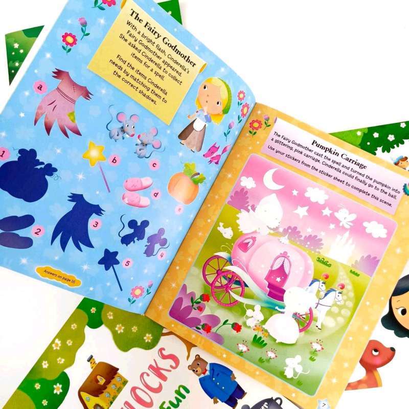 Jual Igloo Books Cinderella Sticker Fun With Over 100 Stickers Di ...