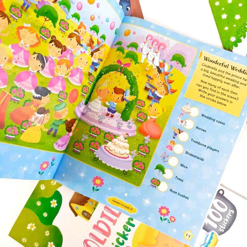 Jual Igloo Books Cinderella Sticker Fun With Over 100 Stickers Di ...