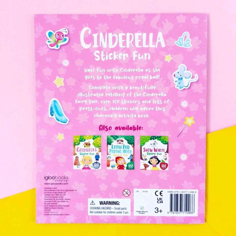 Jual Igloo Books Cinderella Sticker Fun With Over 100 Stickers Di ...