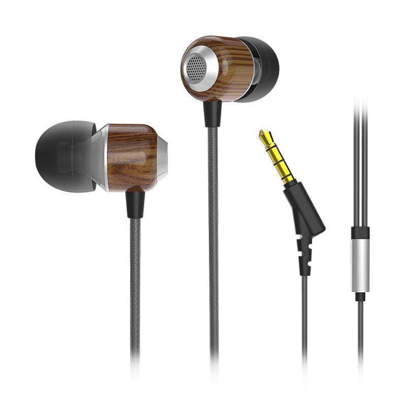 Promo 100% Produk Ori Dbe Acoustics Ws100 Wood Earphone With Microphone ...