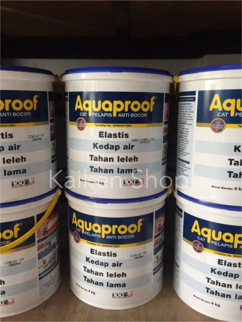 Promo New Aquaproof 4 Kg / Waterproofing - Hitam Diskon 24% Di Seller ...