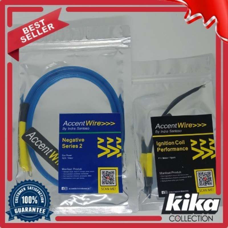 Promo Accent Wire Performance 1 Set Black Series Dan Kabel Negative ...