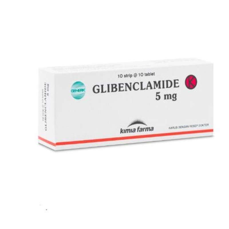 Jual Glibenclamide Kimia Farma 5 Mg 10 Tablet Di Seller Apotek Mose ...