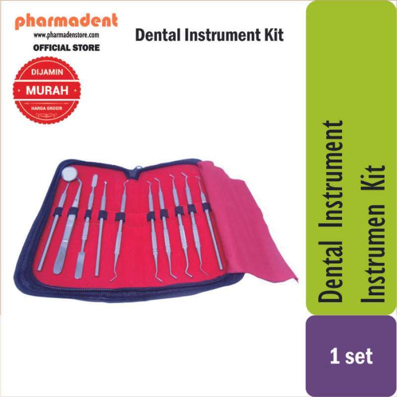 Promo Dental Instrument Instrumen Kit - Diagnostic Set - Instrument ...