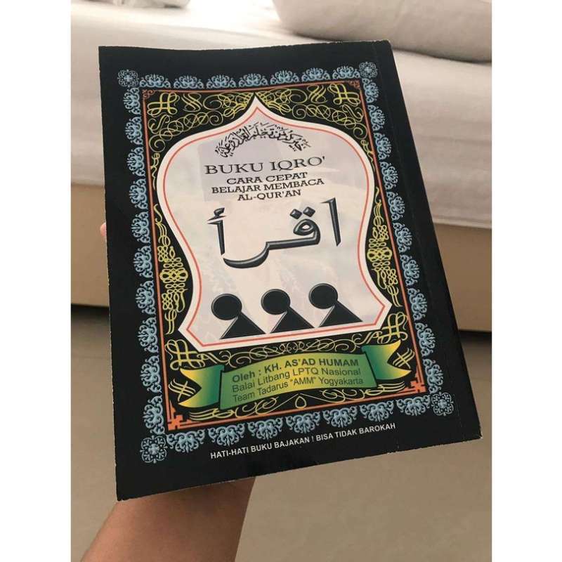 Jual Buku Iqro Bundel Jilid 1-6 Ukuran Besar Hitam Soft Cover Di Seller ...