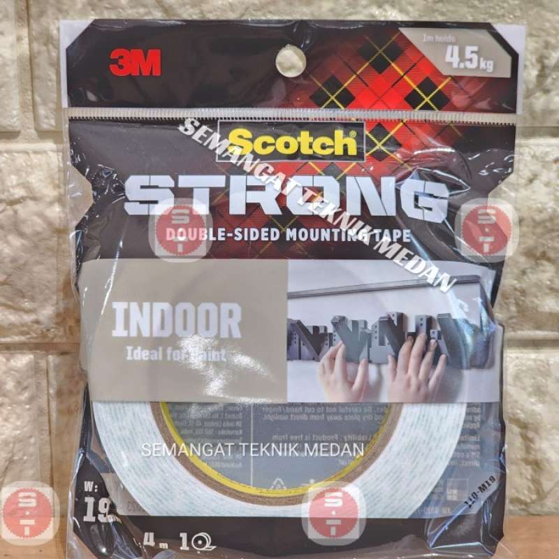 Jual Lem Double Tape Indoor Mounting Tape 19mm 4 Meter 3m Scotch 110-m19 Di Seller Semangat ...