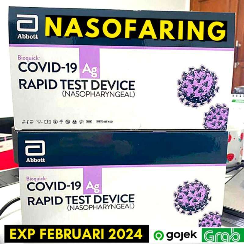Jual [sale] Abbott Bioquinasal & Naso Antigen Swab 1 Box Isi 25pcs Di ...