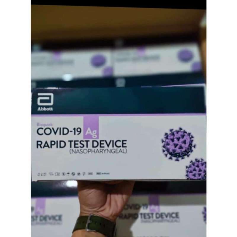 Jual [sale] Abbott Bioquinasal & Naso Antigen Swab 1 Box Isi 25pcs Di ...