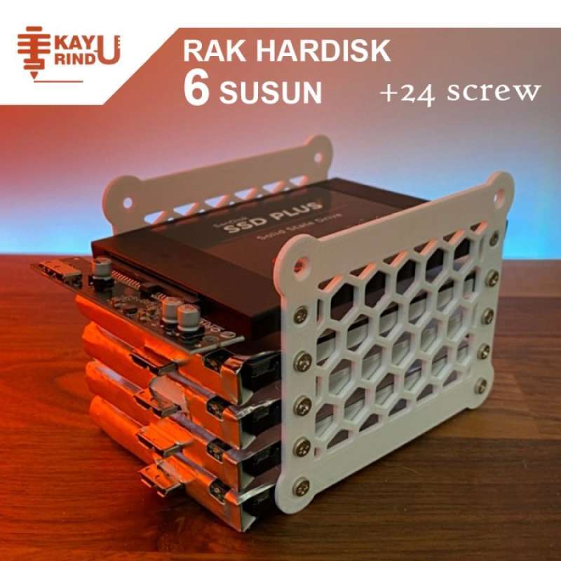 Jual Hdd Ssd Stand 2.5 Inch, Rak Tray Hardisk Laptop 6 Susun - Abu-abu ...