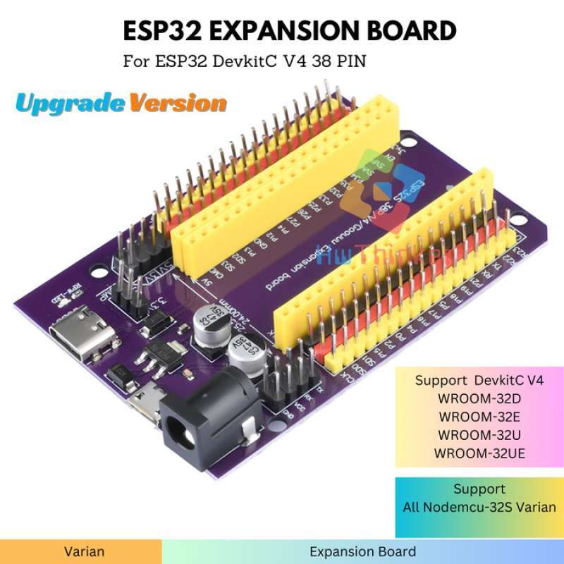 Jual Expansion Board Shield Esp32 Devkitc V4 Nodemcu-32s 38pin 38 Pin 38p - Expansion Board Di ...