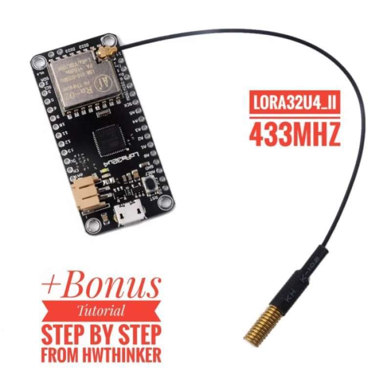 Promo Lora32u4 Lora Ra-02 Ra02 433mhz Sx1278 With Antenna Antena For ...