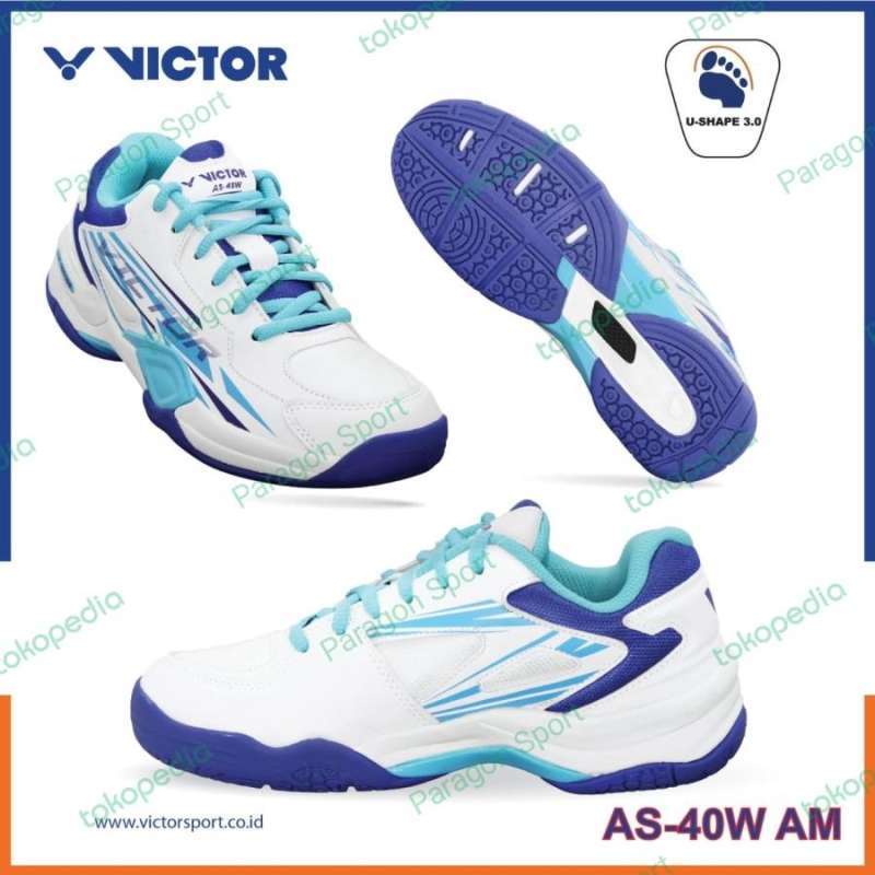 Jual Sepatu Badminton Victor As40w As-40w As 40w - 36 Biru Di Seller ...