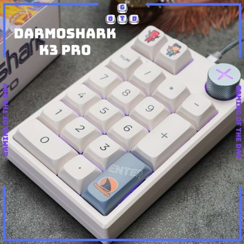 Jual Darmoshark K3 Pro Numpad Mechanical Keyboard 3-mode Wireless With ...