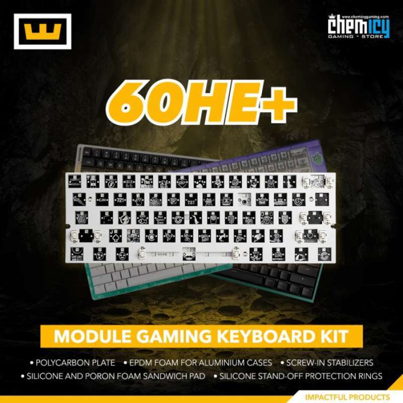 Jual Wooting 60he+ Module With Lekker Switches Rapid Trigger Di Seller ...