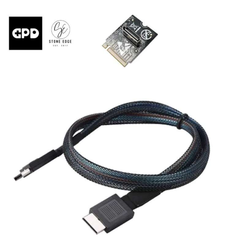 Jual Gpd Original Oculink Cable Sff 8611 M2 Card Gpd G1 Thunderbolt 4 ...