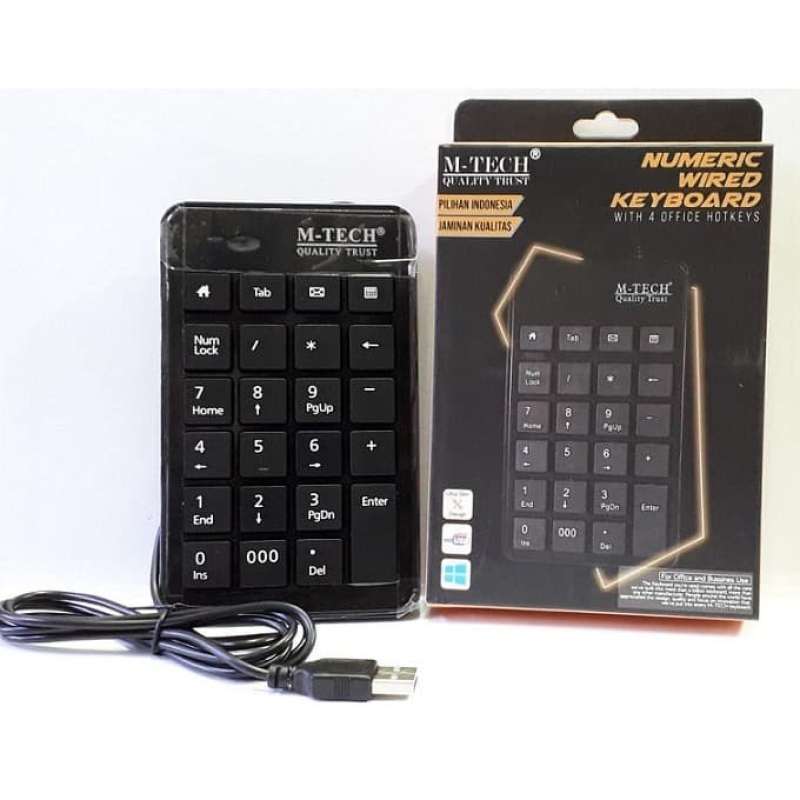 Jual Keyboard Numerik Numpad Usb Mtech/ Numerik Pad Usb Di Seller ...
