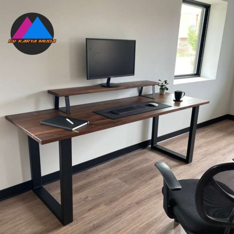 Jual Meja Pc Gaming Meja Komputer Meja Kerja Kantor Kayu Jati Asli Di ...