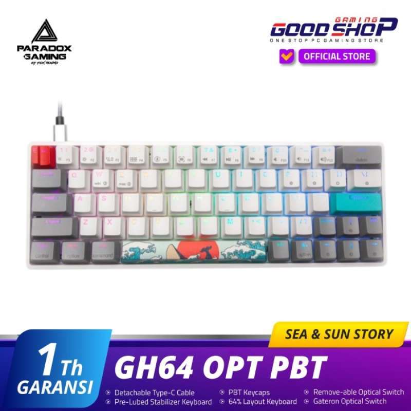 Jual Paradox Gaming Gh64 Opt Pbt Sea & Sun Story Mechanical Gaming ...