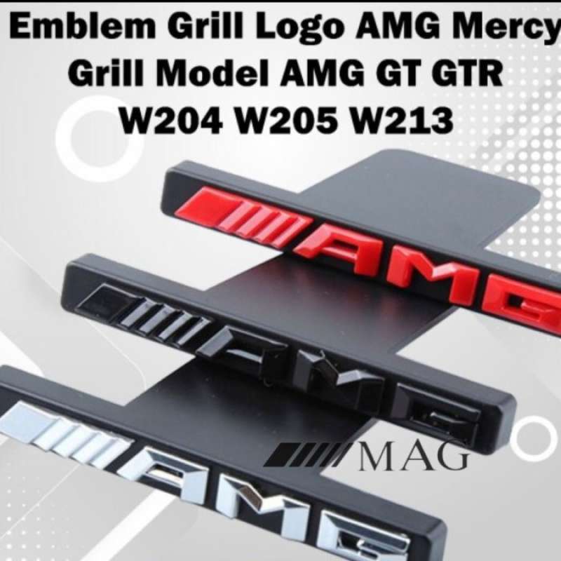 Promo Emblem Grill Logo Amg W204 W205 W212 W211 Gtr Gt Amg Mercedes ...