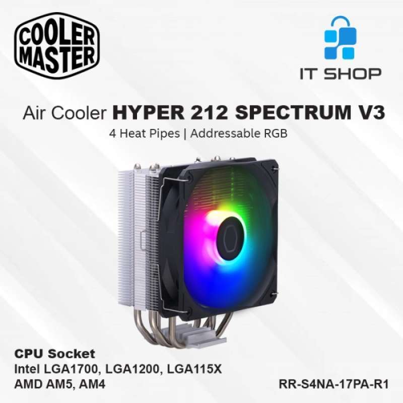 Jual Cooler Master Hyper 212 Spectrum V3 Cpu Air Cooler Di Seller Sweet Shop Cengkareng Timur