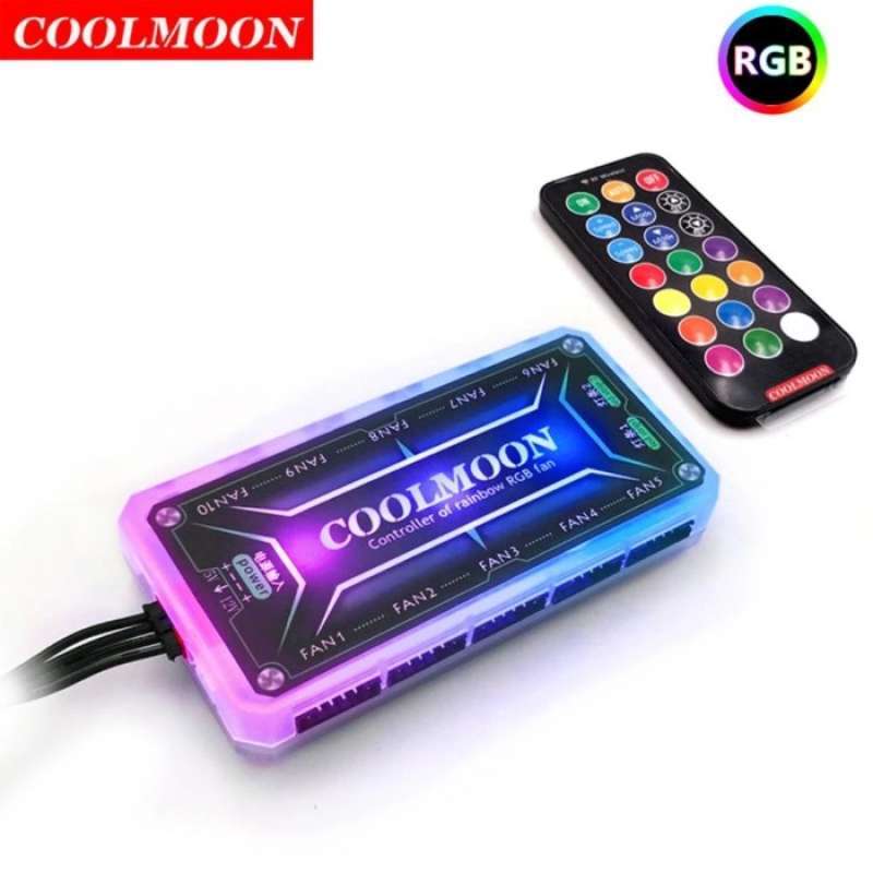 Jual Coolmoon Rgb Fan Controller + Remote Termurah Di Seller Sweet Shop ...