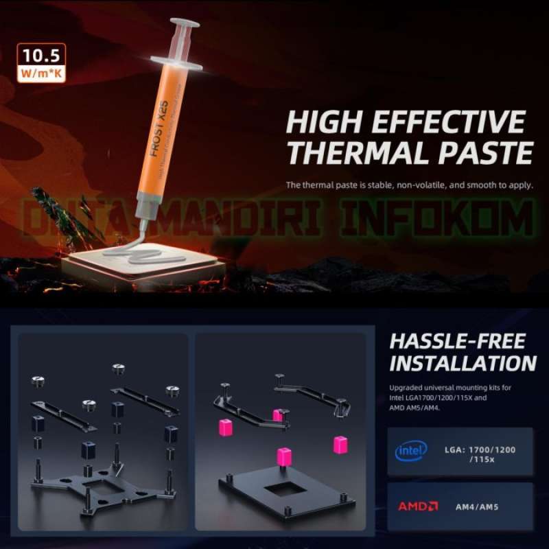 Jual Id Cooling Frozn A410 I Argb - High Performance Air Cpu Cooler Di Seller Sweet Shop ...