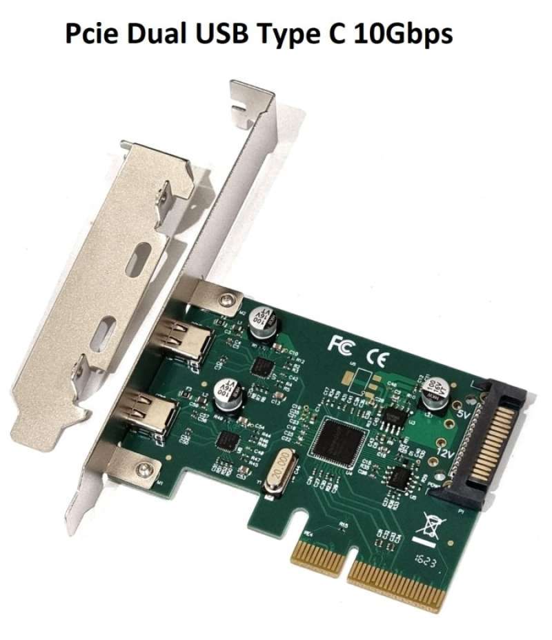 Jual Pcie Usb C Pci Express Usb Type C Expansion Card Usb 3.0 High ...