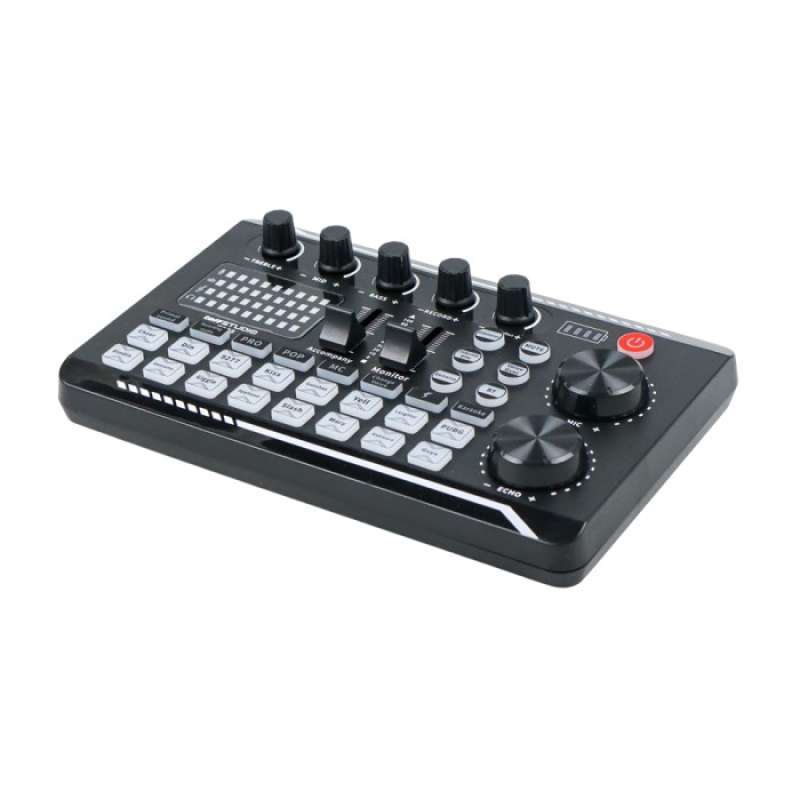 Jual Pro Audio Interface Bluetooth Mixer Sound Card Live Broadcast ...