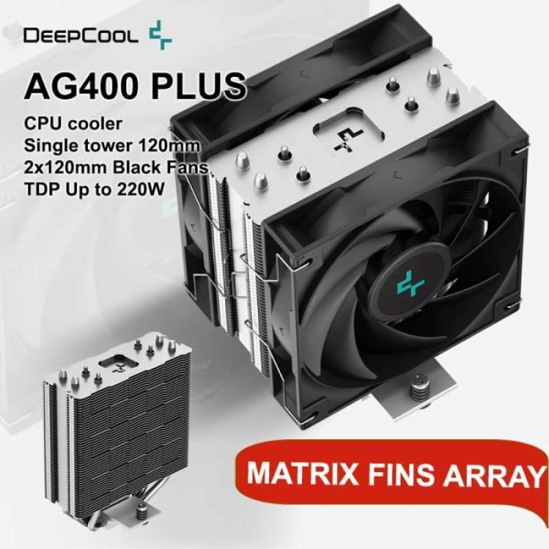 Jual Deepcool Ag400 Plus Dual Fan Cpu Cooler Di Seller Velvet Store ...